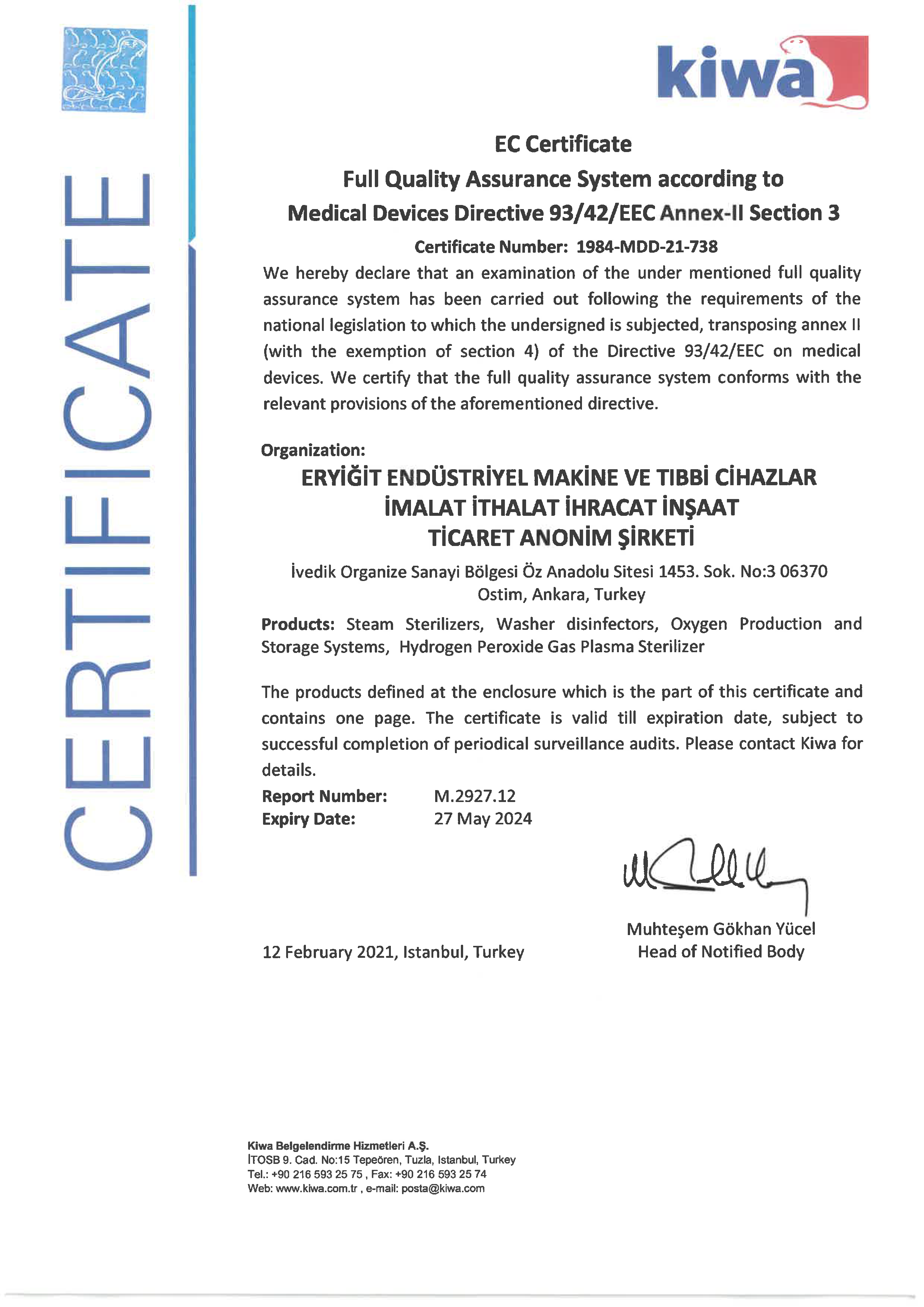About Us - Eryiğit Medical Devices Inc.